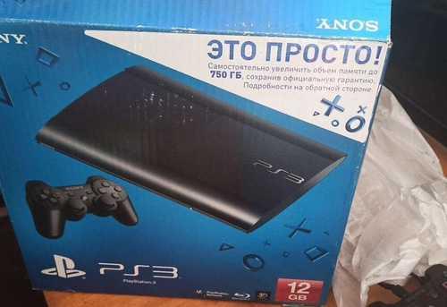 Игровая приставка ps3 super slim