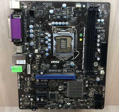 Плата MSI LGA1155 H61M-P21