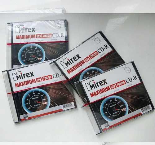 Диски cd r, mirex maximum 52x 700/80