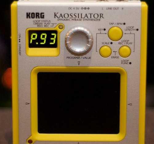 Динамический фразовый синтезатор Korg Kaossilator