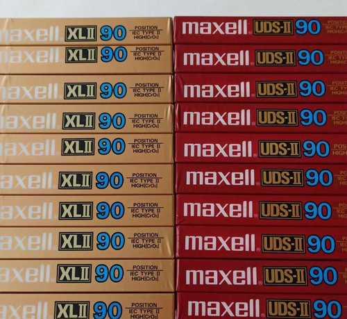 10 maxell UDS-II 90 + 10 maxell xlii 90