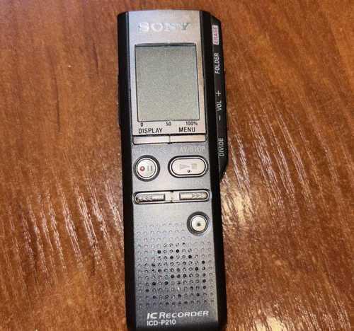 Диктофон sony ICD-P210