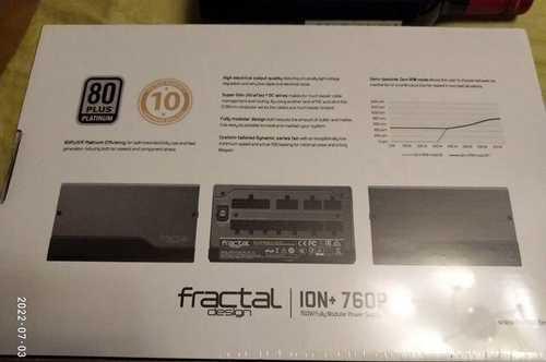 Блок питания 750 Fractal Design ION+ 760P Platinum