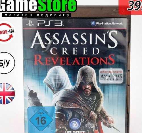 Assassin's Creed Откровения (PS3, английская б/у