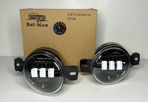 Светодиодные LED птф BMW X6 E71, X5 E70 Sal-man