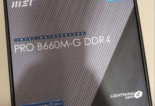 MSI PRO B660M-G DDR4