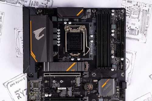 Материнская плата Gigabyte B460M aorus PRO LGA 120