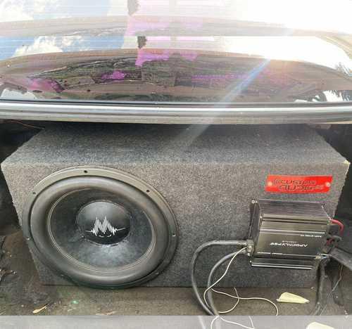 Сабвуфер 15" Momo TS-1100 с моноблоком DB 1.2100
