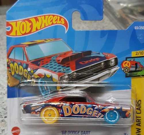 Модель Hot Wheels "68 Dodge Dart красный