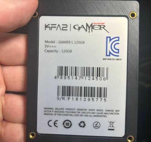 Жесткий диск Kfa2 gamer ssd l 120gb