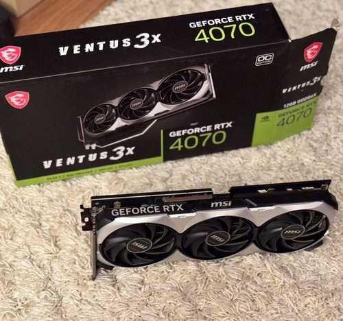 Видеокарта geforce rtx 4070 msi ventus 3x