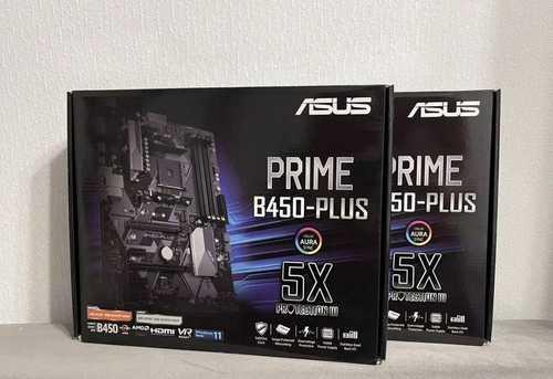 Новая Asus Prime B450-plus материнская плата