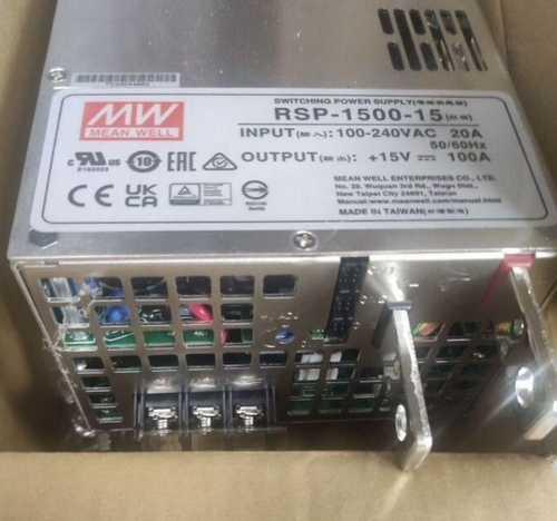 Блок питания Mean Well RSP-1500-15