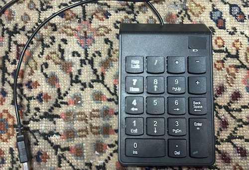 Клавиатура проводная цифровой блок кс-343 USB