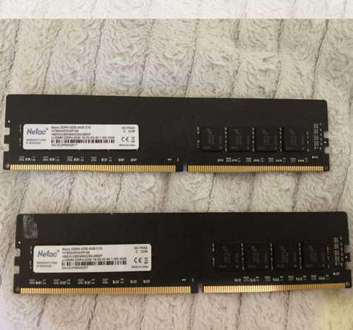 Оперативная память ddr4 2x8гб 3200мгц