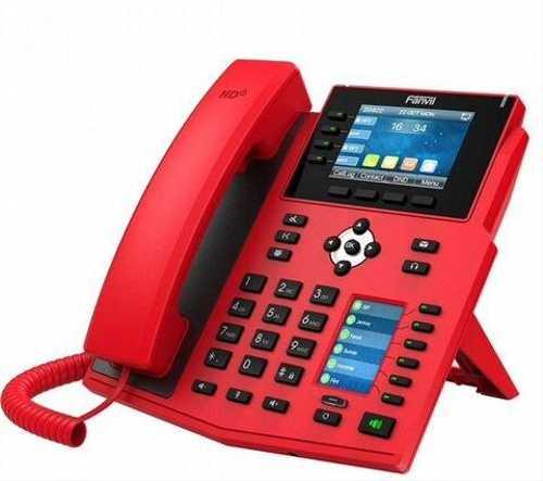 X5U-R Телефон IP Fanvil IP телефон 16 линий, цветн