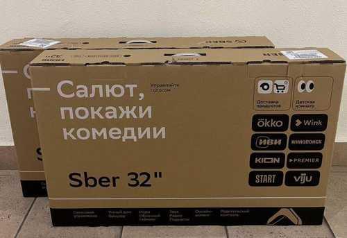 Телевизор Sber 32 новый, гарантия 81 см