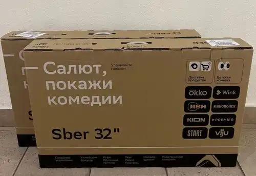 Телевизор Sber 32 новый, гарантия 81 см