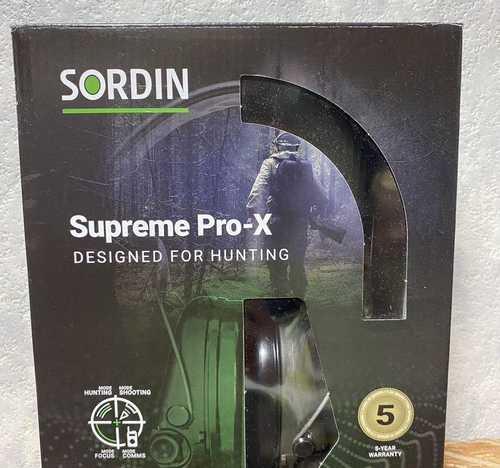 Активные наушники Sordin Supreme Pro-X