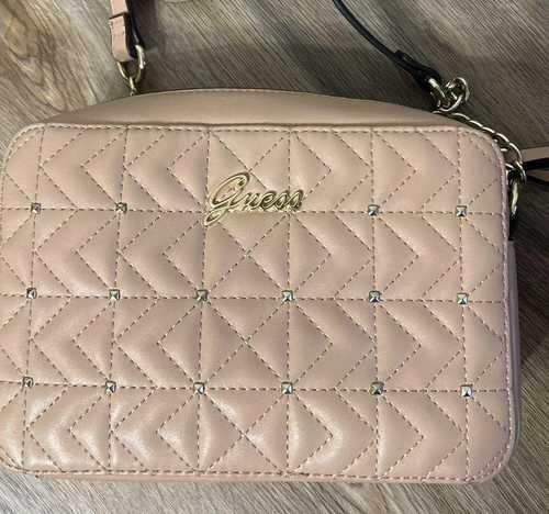 Сумка женская guess розовая