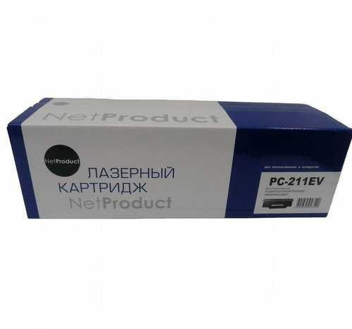 Картридж NetProduct (N-PC-211EV) для Pantum P2200/P2207/P2507/P2500W/M6500/6550/6607, 1,6К