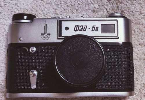 Фотоаппарат фэд 5В с олимпийской символикой