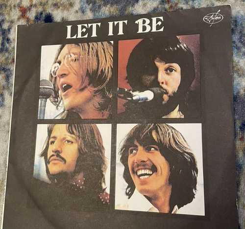 Пластинка the beatles let it be