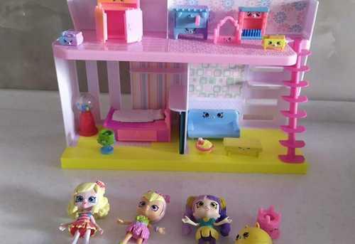 Игровой набор дом Shoppkins с куклами
