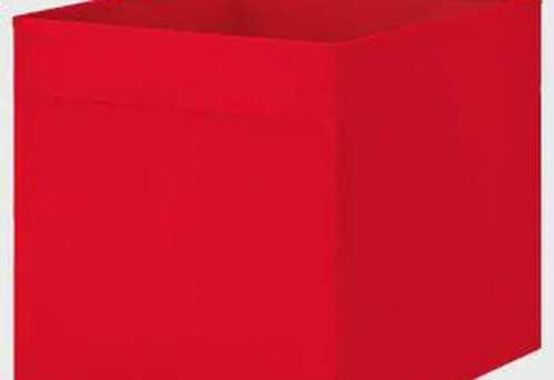 Dröna дрёна Коробка, красная, 33x38x33 см IKEA