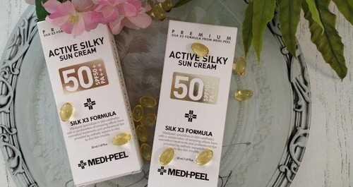 Medi-peel Active Silky Sun Cream солнцезащитный