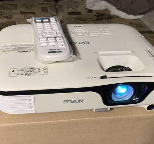 Проектор epson eb-x12, hdmi, нов ламапа, пульт