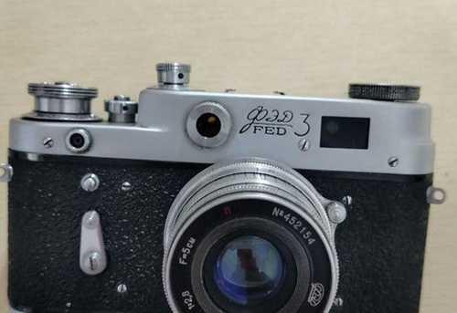 Пленочный фотоаппарат фэд- 3