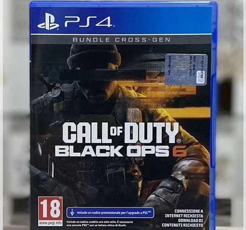 Call of duty Black ops 6 ps4 диск