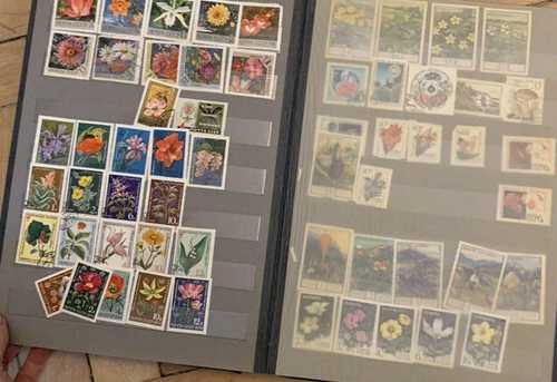 Почтовые марки 70-80х годов