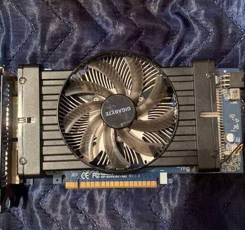 Видеокарта gigabyte gtx 550ti oc 1gb ddr5