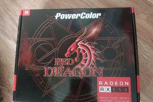 Обмен rx 550 PowerColor 4gb gddr5