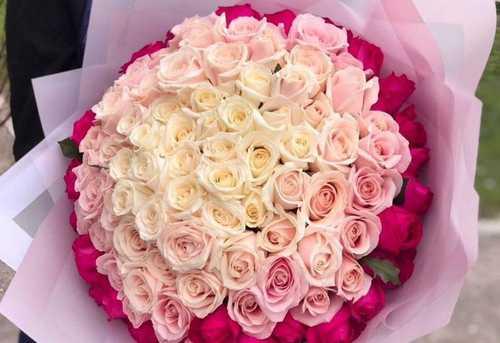 Цветочные букеты из роз с доставкой в Самаре