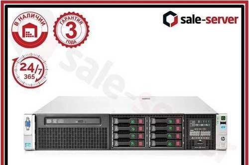 Сервер HP DL380p Gen8 8SFF 2x E5-2660 32GB 460W