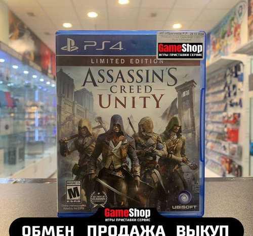 Assassins Сreed: Unity PS4 Б/У Диск