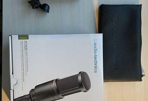 Студийный микрофон audio-technica AT2020