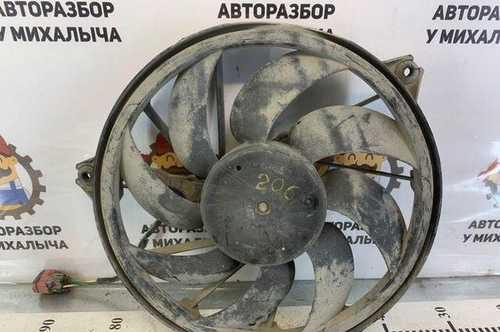 Вентилятор охлаждения радиатора Peugeot 206 2A/C