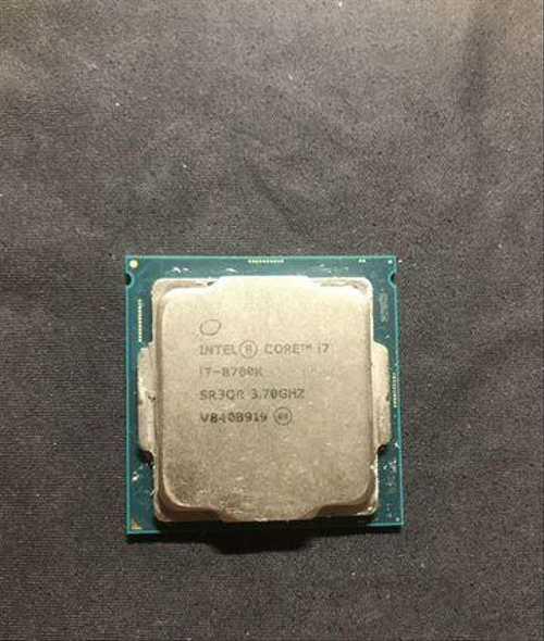 Cpu intel core i7 8700k