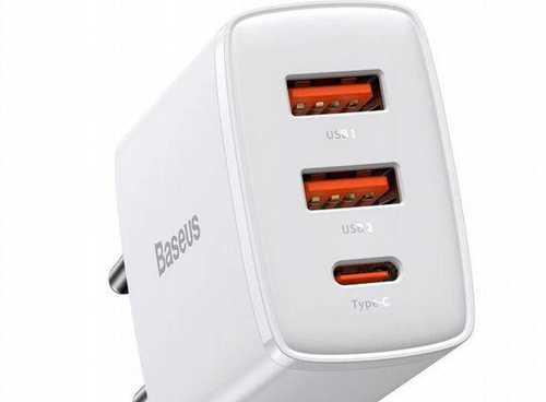 Зарядка Baseus Compact Quick Charger, 30 Вт белая