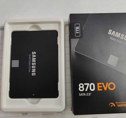 SSD накопитель Samsung 870 EVO SATA 2.5" 1 тб