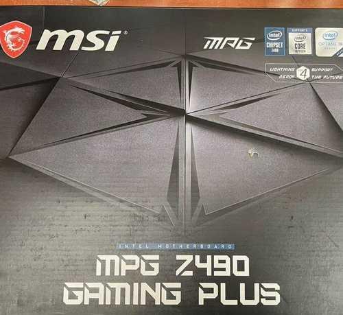 Материнская плата MSI MPG Z490 Gaming Plus ATX