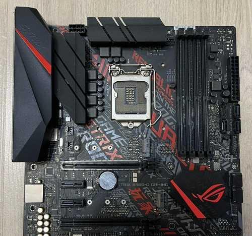 Материнская плата asus rog strix b360