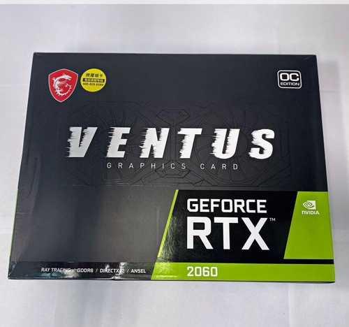 Видеокарта MSI GeForce RTX 2060 ventus 12GB OC