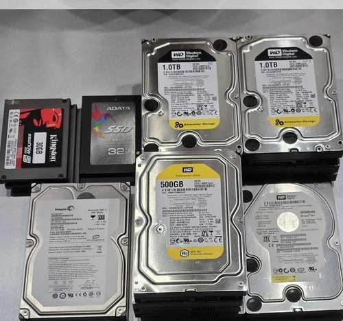 Жесткие диски HDD и SSD