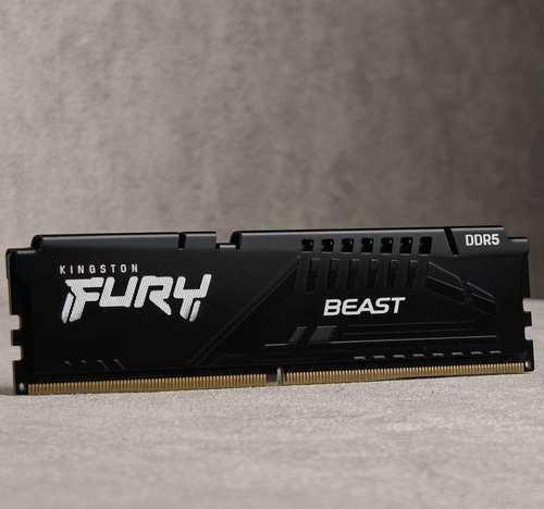 Оперативная память Kingston fury beast 16GB 5200Mh