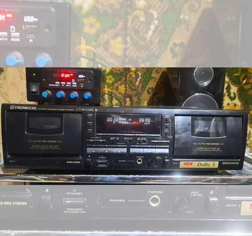 Кассетная дека pioneer CT-W704RS